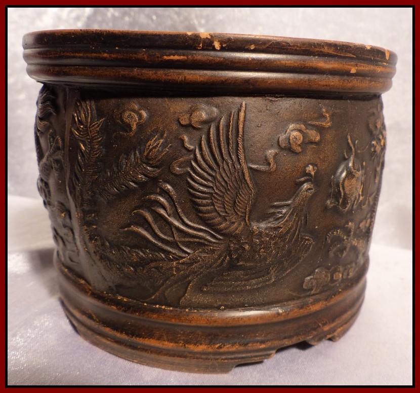 Opium pot, ancient imperial China, "dragon in the sacred pearl ...